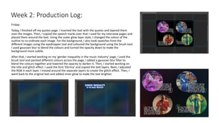 Factual Project Production Log | PPT