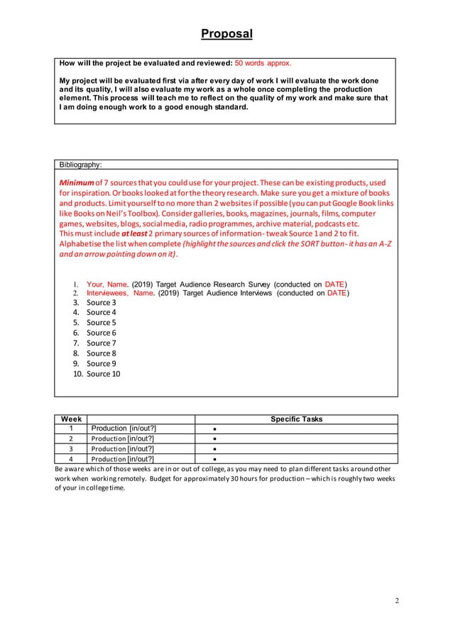 Factual proposal | PDF