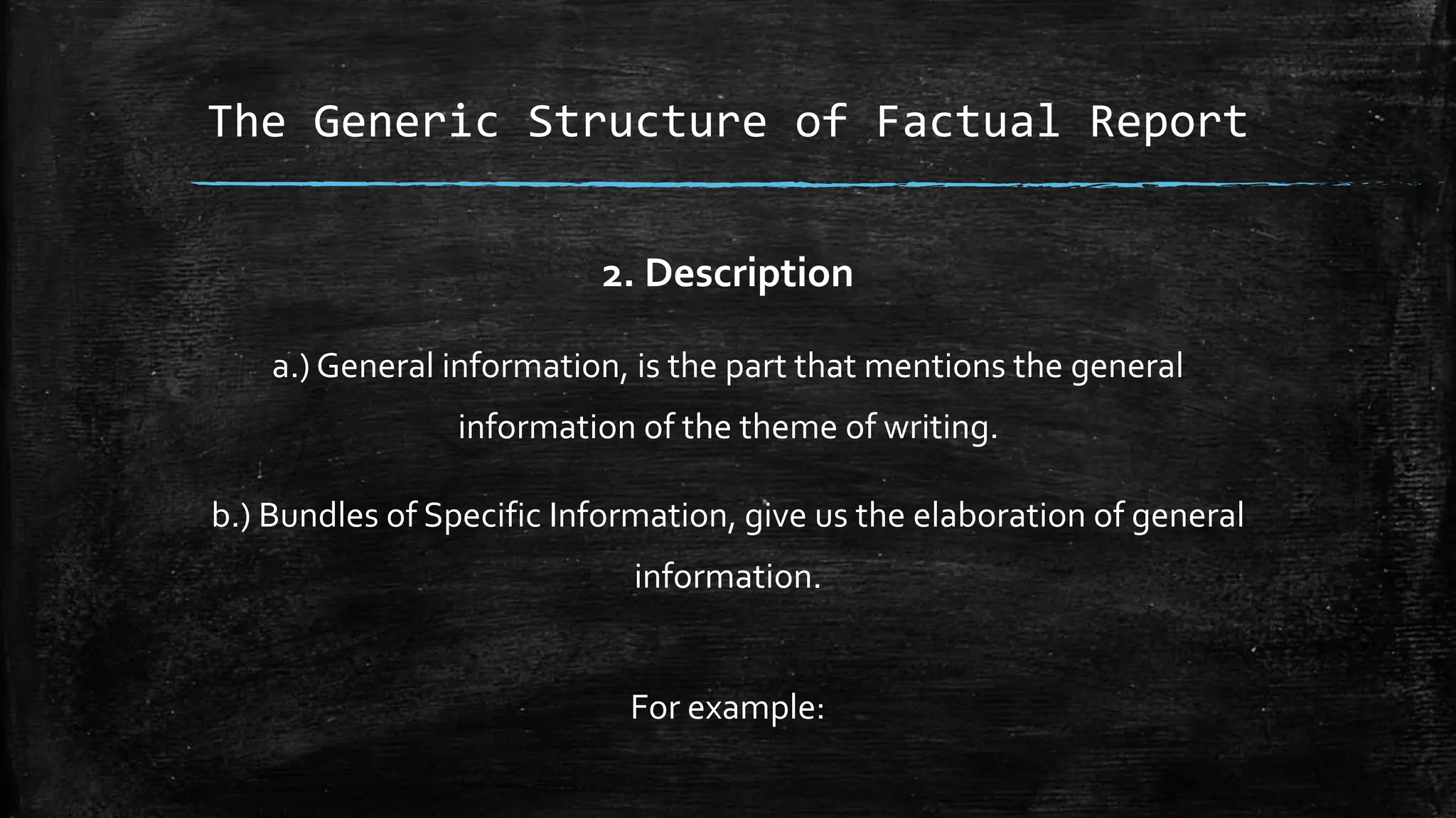 Factual Report | PPTX