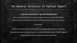 Factual Report | PPTX