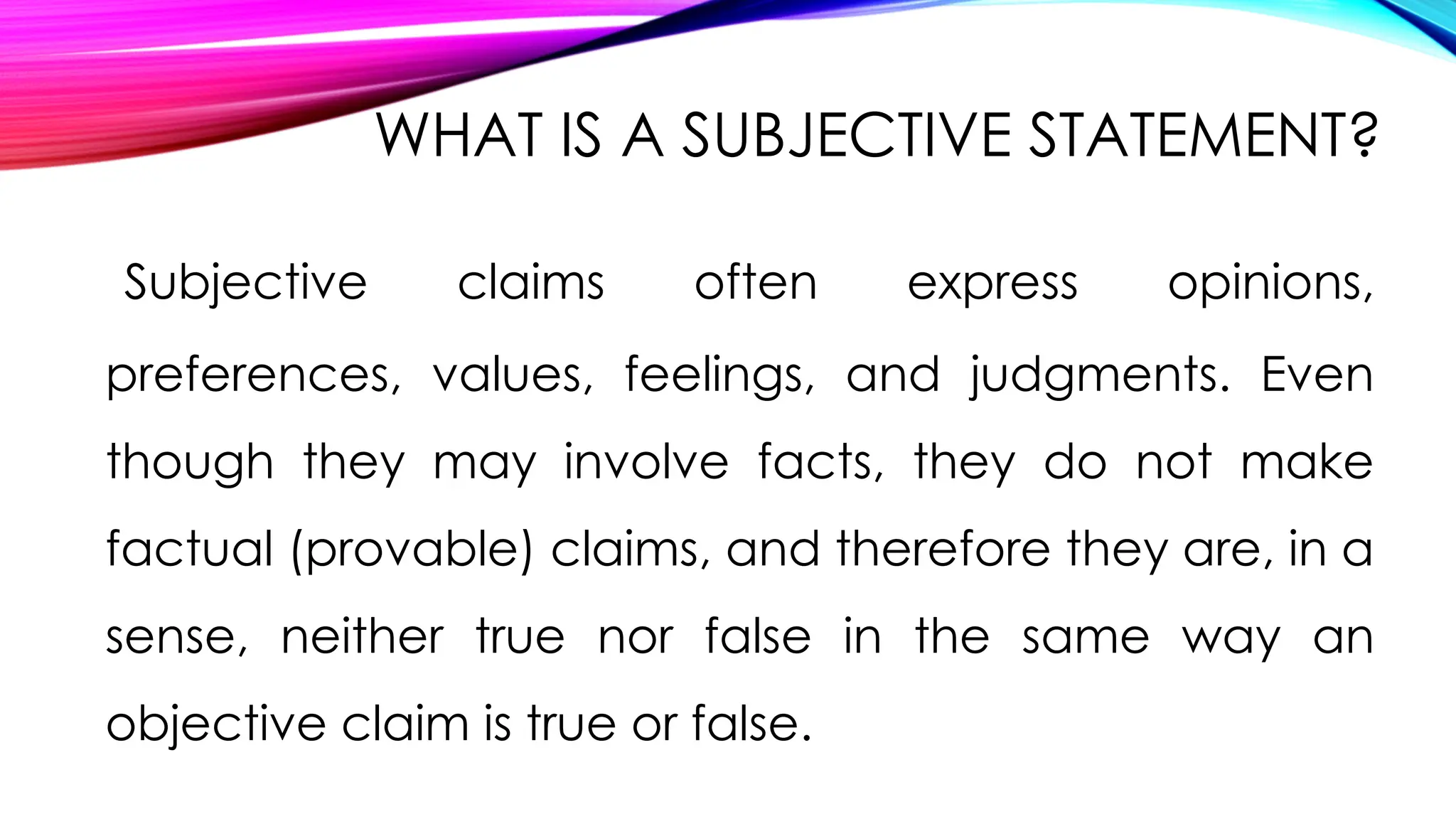 engFactual vs Subjective statements.pptx