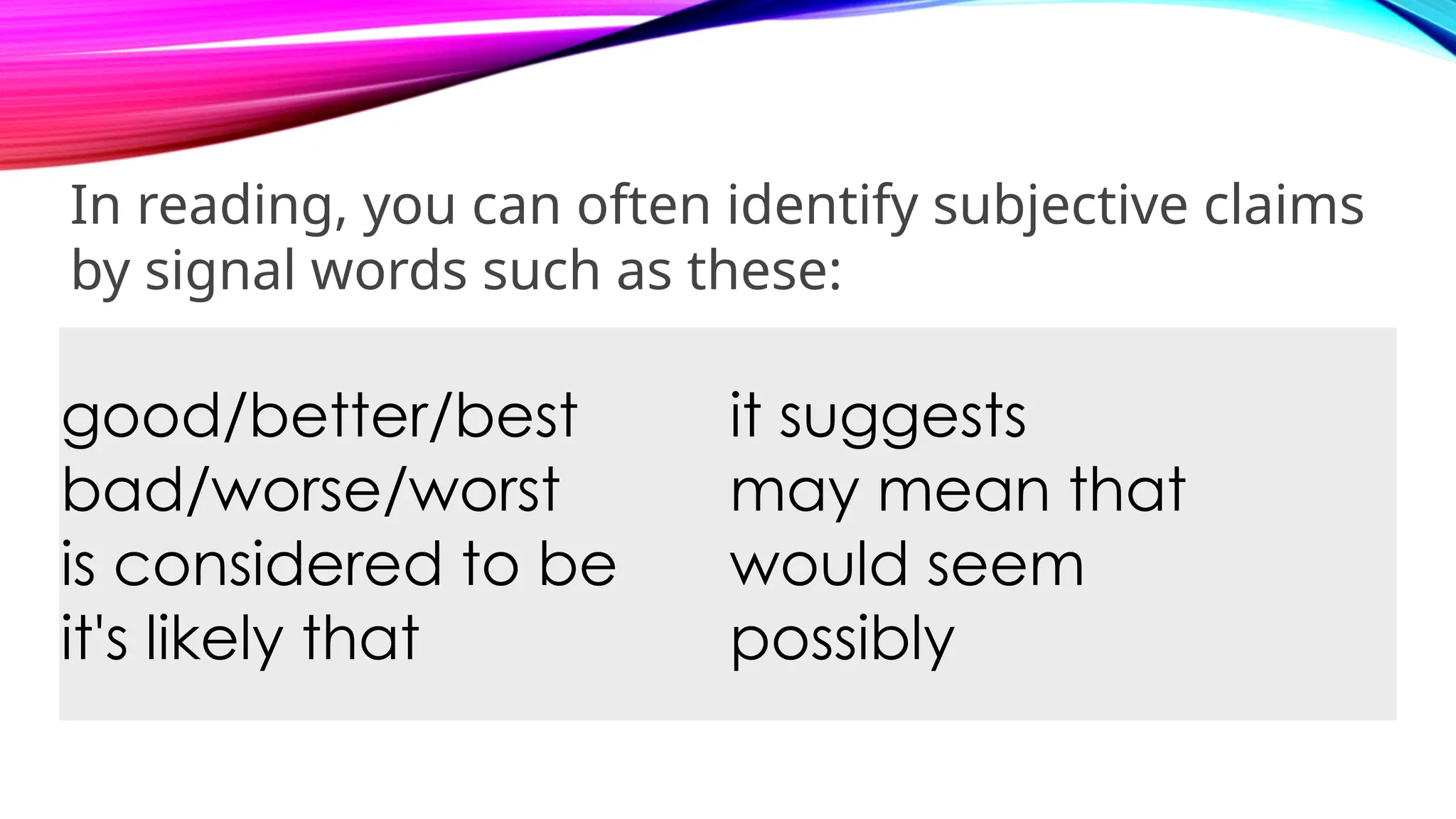 engFactual vs Subjective statements.pptx
