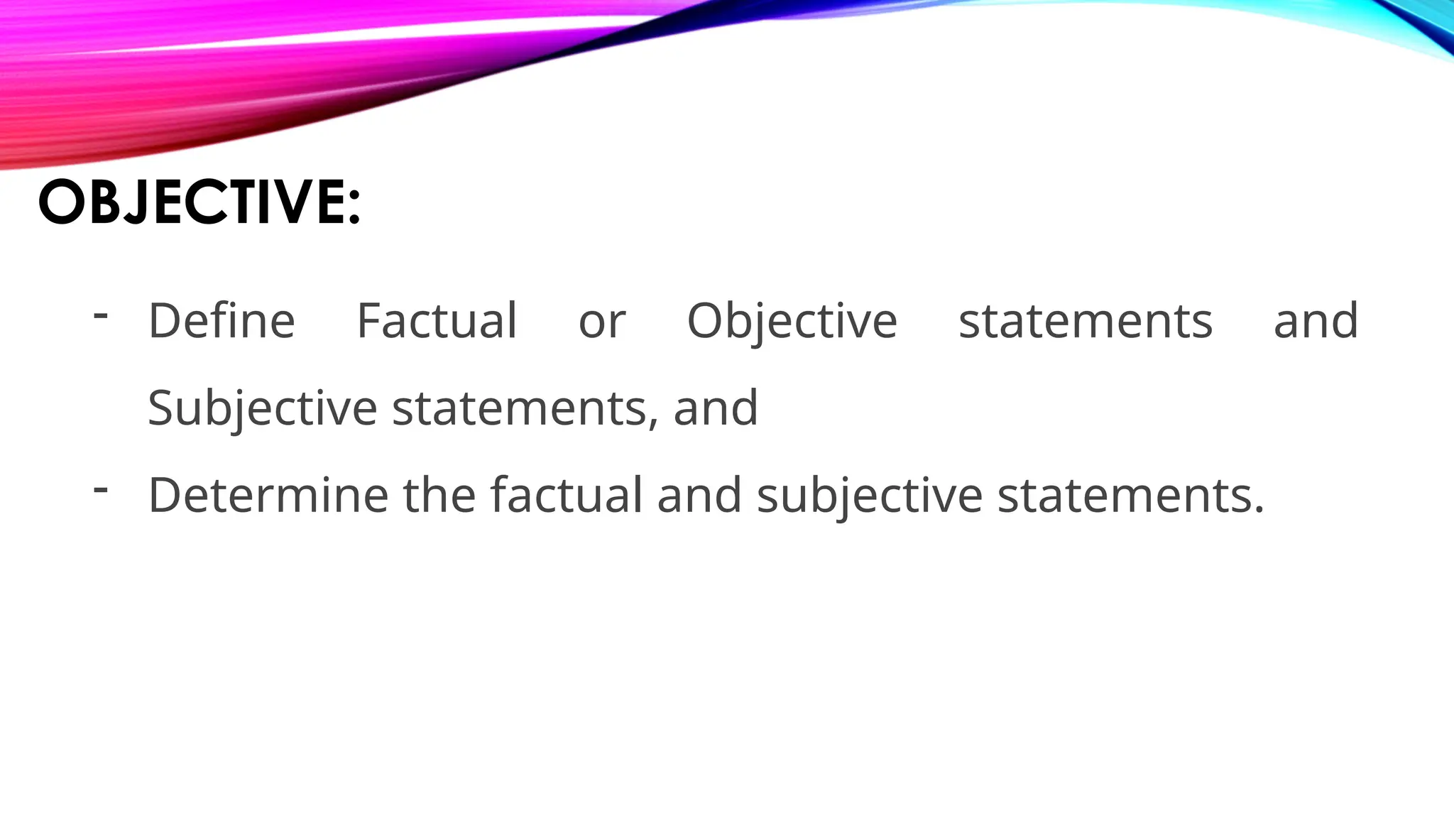 engFactual vs Subjective statements.pptx