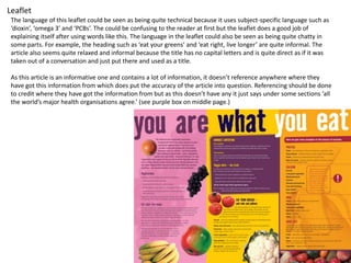 Factual writing guide analysis | PPTX