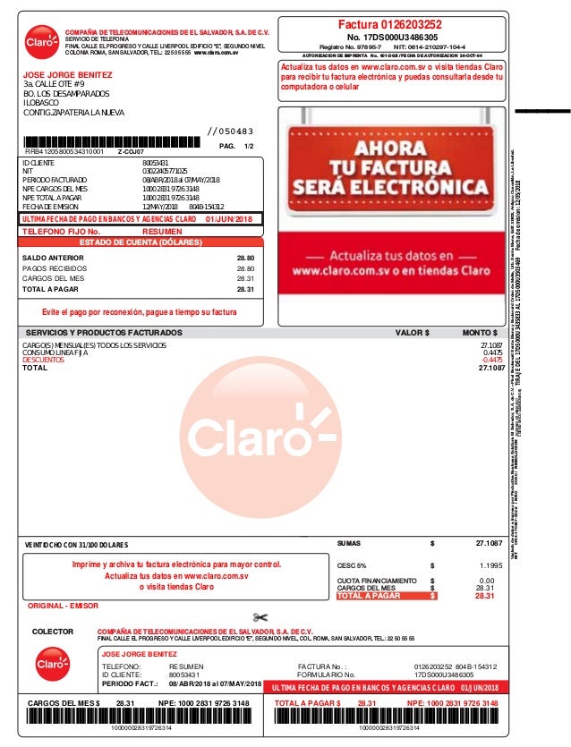 Como Pagar Mi Factura Claro Por Internet