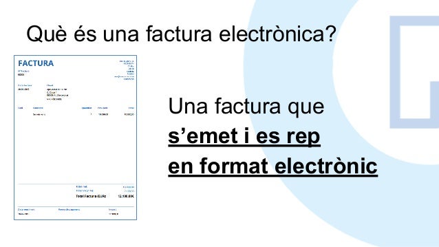 Facturae, factura electrònica i servei e fact