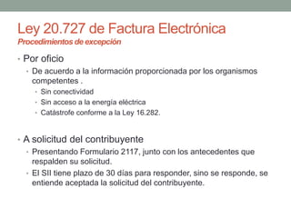 Factura Electrónica / Servicio de Impuestos Internos (Chile) | PDF