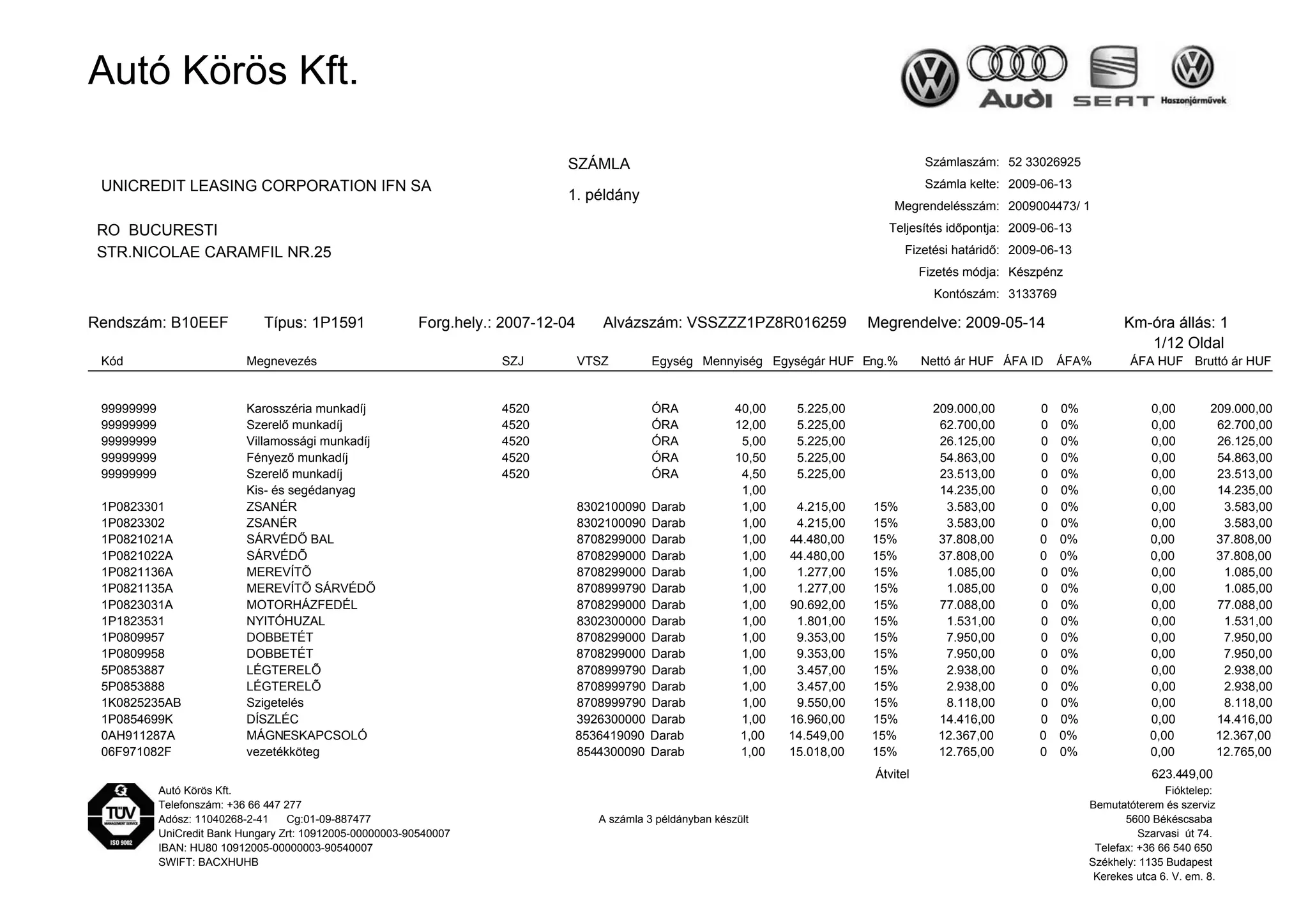 Factura Seat Leon Cupra | PDF