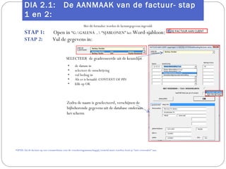 Factuur MAKEN, OPSLAAN EN REGISTREREN IN SECONDEN | PPS