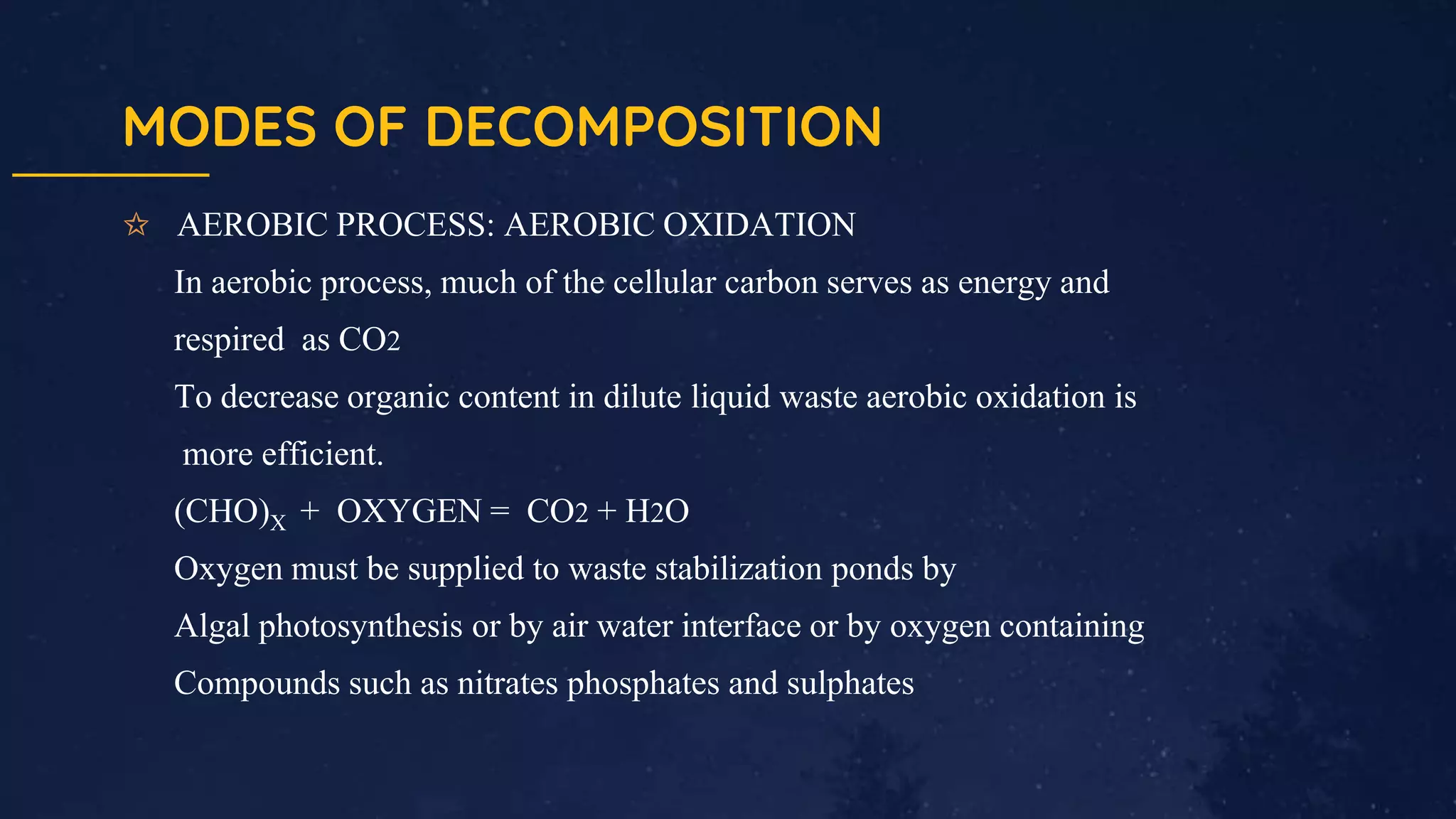 waste stabilization ponds | PPTX