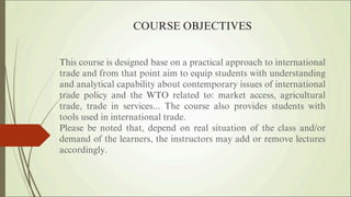 Introduction to: International Trade Policy | PDF