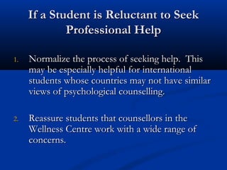 Faculty as Helping Resources | PPT