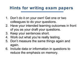 Faculty assessment presentation april 2014 | PPT