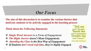 Participation vs Engagement. Together Everyone Achieve More | PPTX