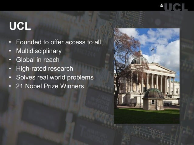 UCL Engineering Faculty deck (WIP) | PPT