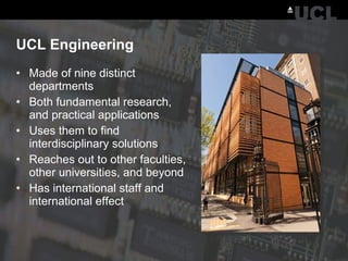 UCL Engineering Faculty deck (WIP) | PPT