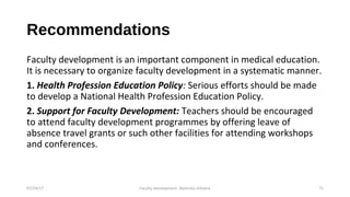 Faculty development why and how | PPT