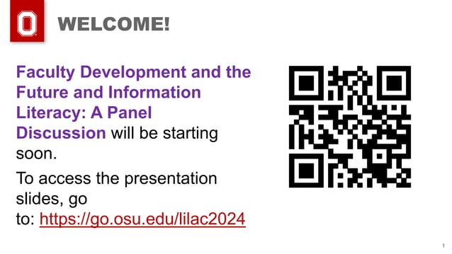 Faculty Development and the Future and Information Literacy: A Panel ...