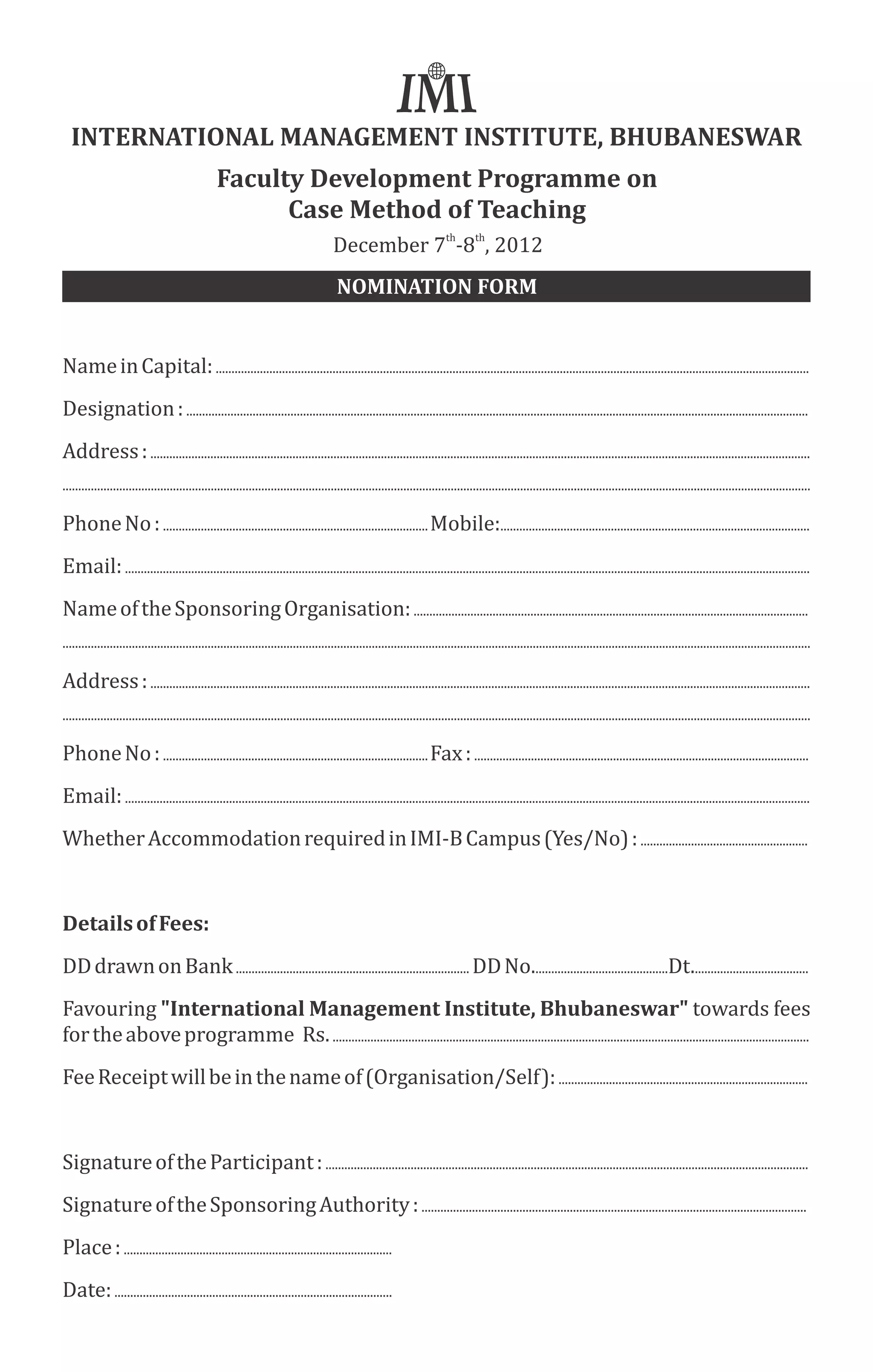 Faculty development programme | PPT