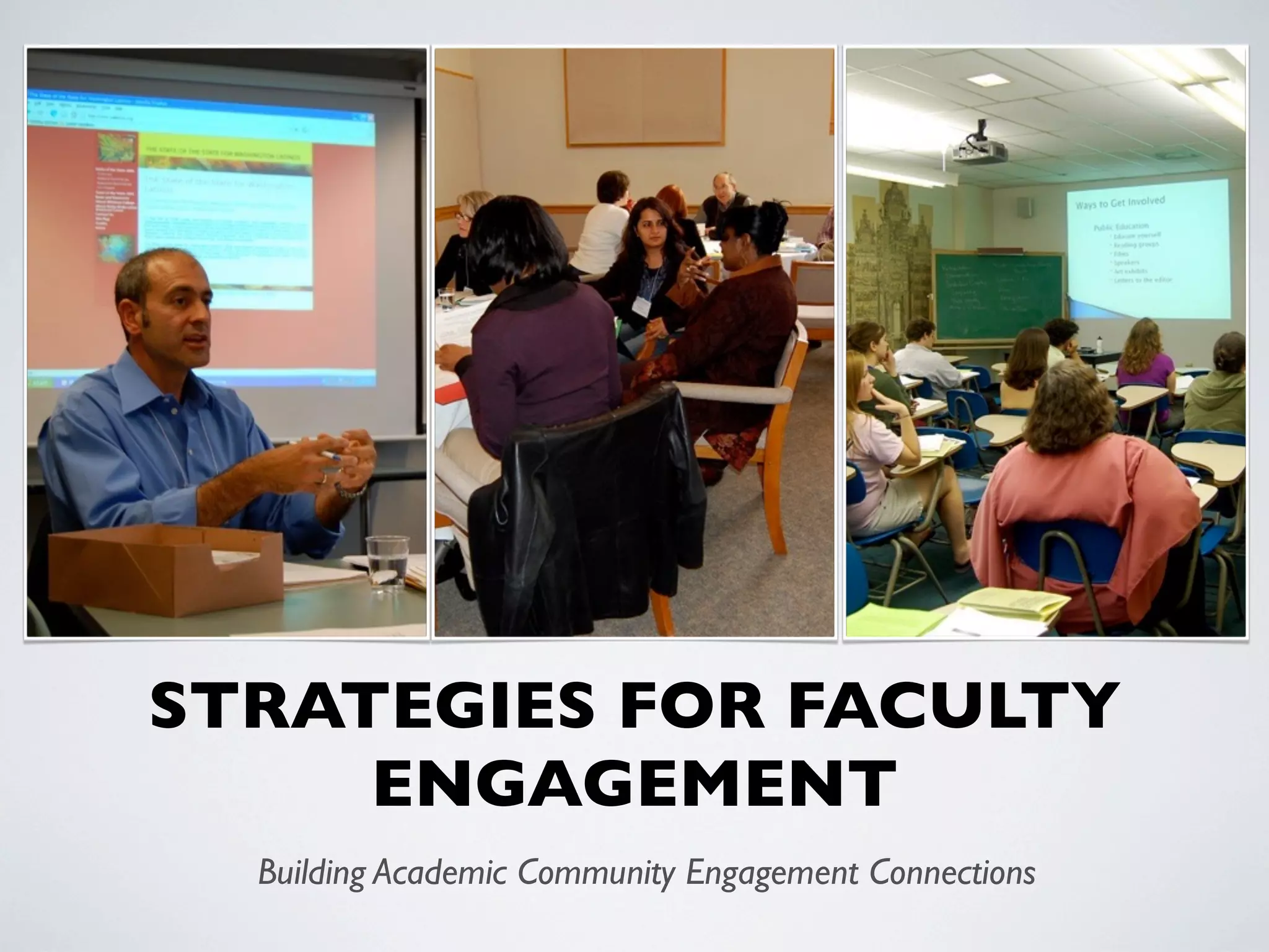 Faculty Engagement Strategies | PPT