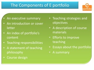 Faculty e-portfolio | PPTX
