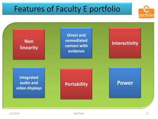 Faculty e-portfolio | PPTX