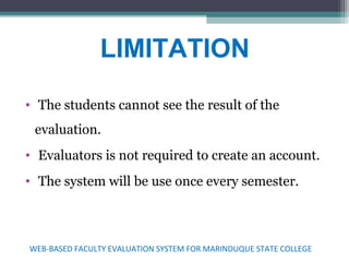 Faculty evaluation system | PPT