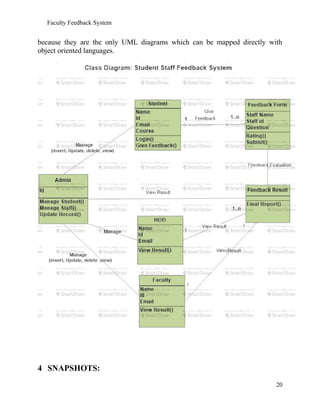 Project Report of Faculty feedback system | DOC
