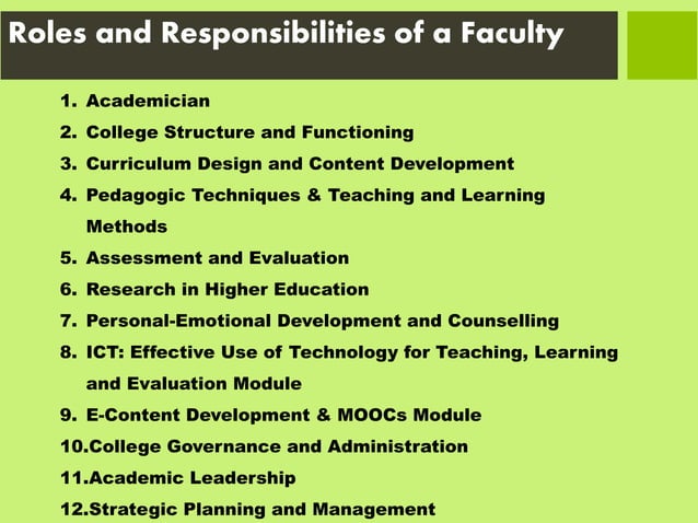 Faculty induction programme | PPTX | Education industry | Industries