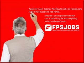 Faculty jobs | PPTX