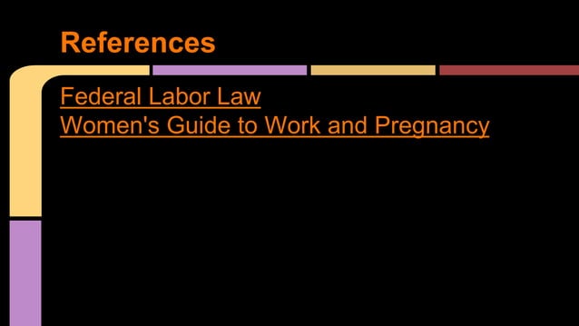 Women Pregnancy Human Rights at Workplaces in Mexico | PPT