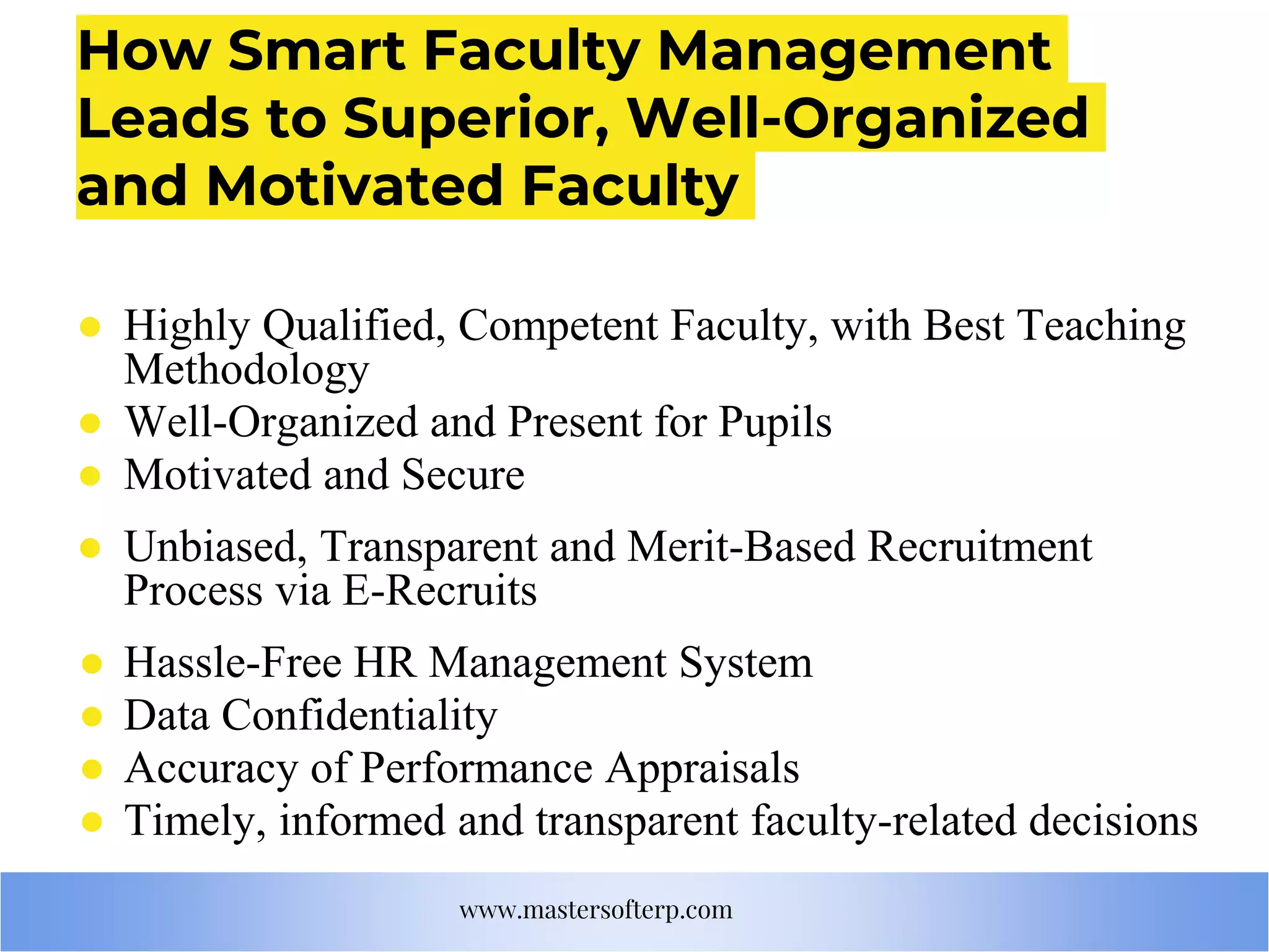 Faculty Management System | PPTX