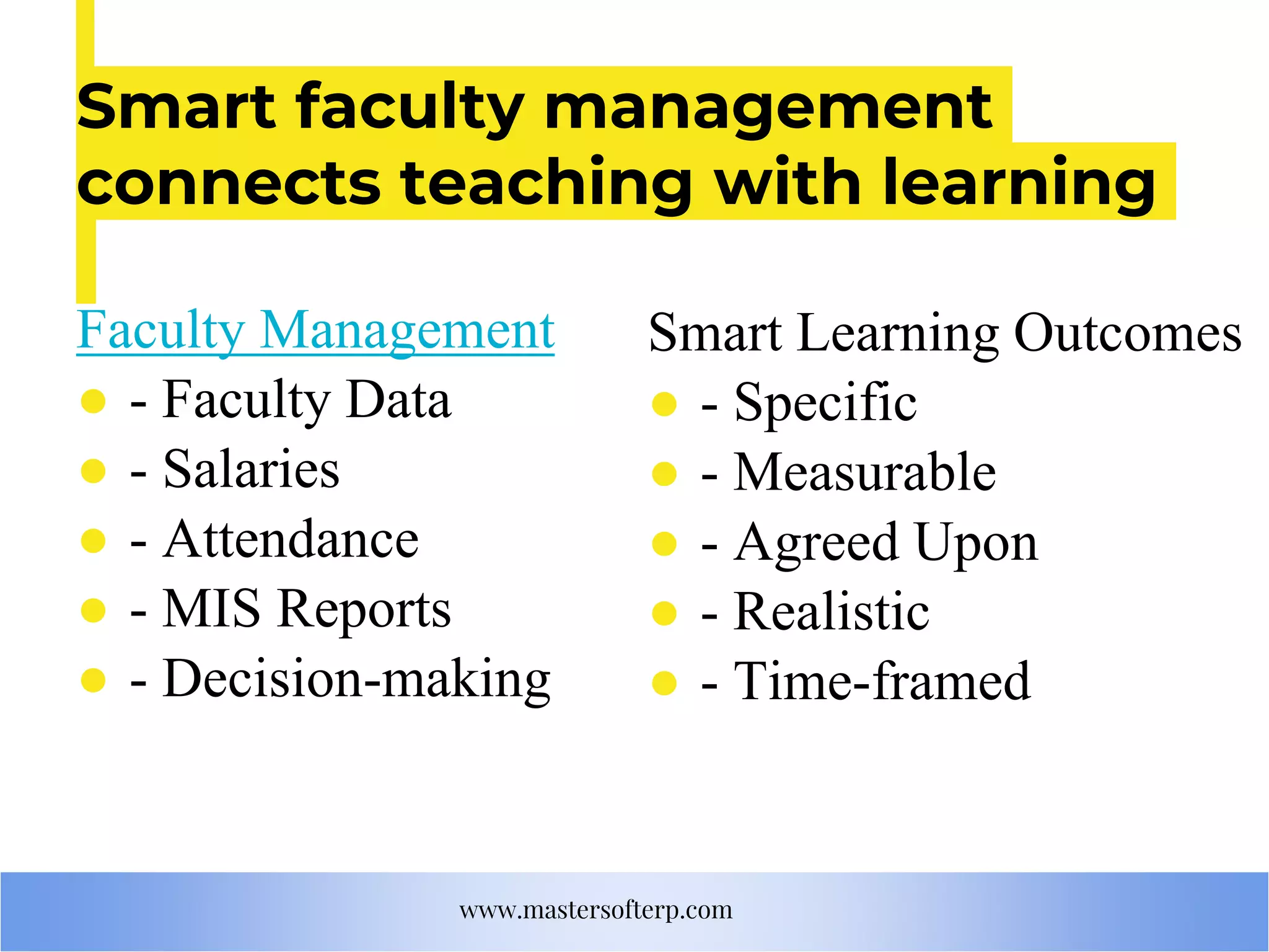 Faculty Management System | PPTX