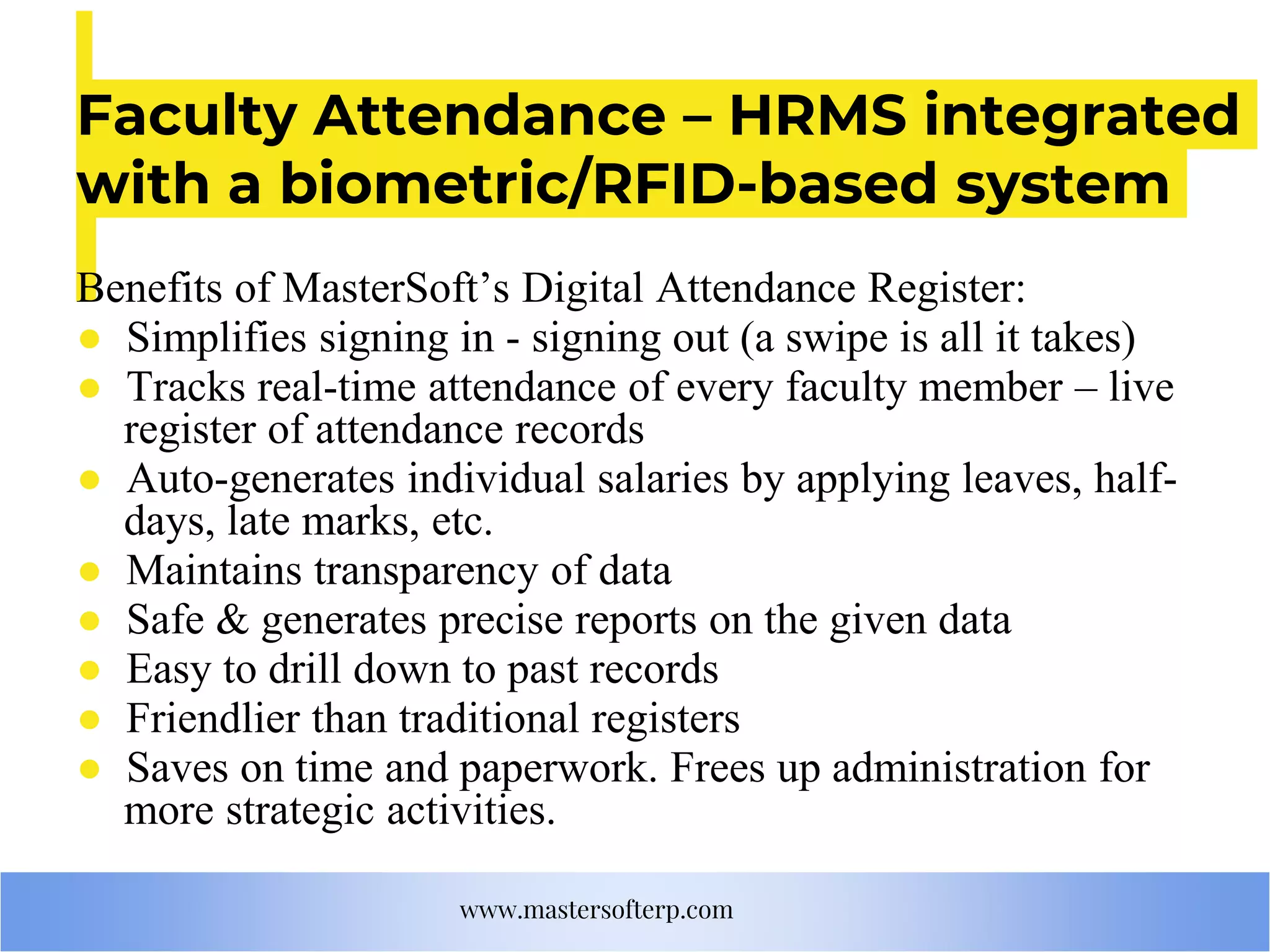Faculty Management System | PPTX
