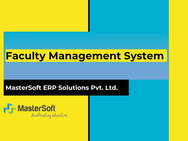 Faculty Management System | PPTX | Computer Software and Applications | Computing