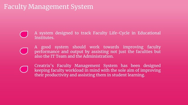 Faculty Management System by Creatrix Campus | PDF | Education industry | Industries