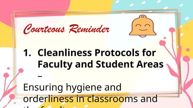 Faculty Meeting- Courteous Reminder.pptx