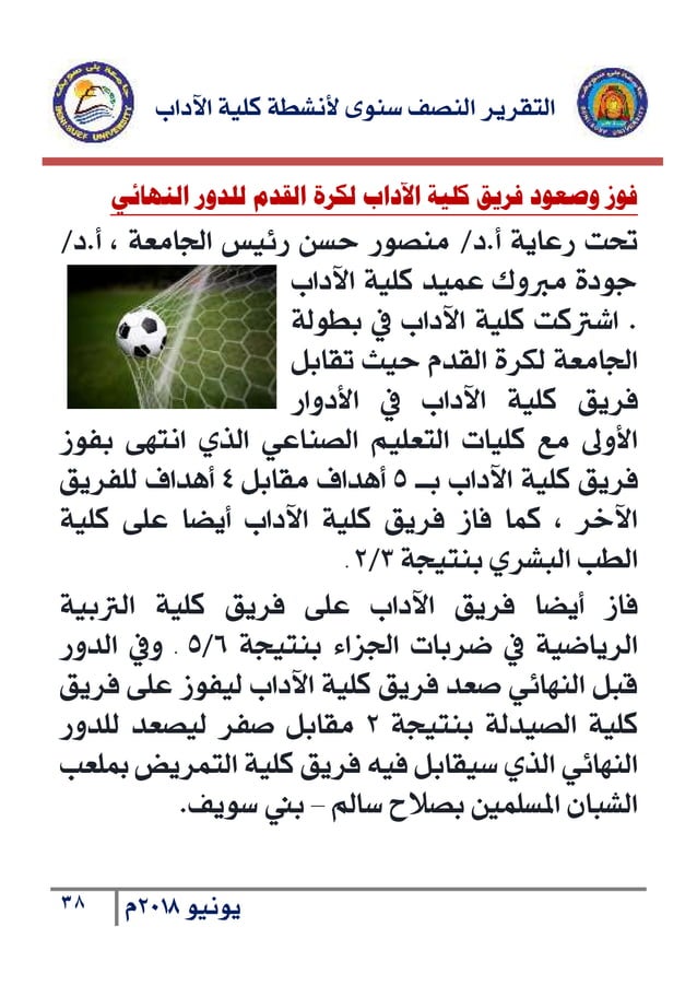 Faculty of arts semi report | PDF