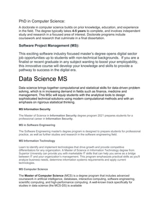Faculty of computer science information technology | PDF | Postgraduate ...