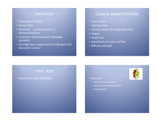 Anemia Powerpoint 2015 with notes and descriptions | PDF