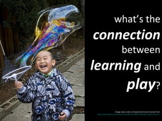 The Unquiet Library: make the connection: learning to play, playing to ...