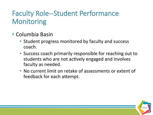 Faculty Roles, Responsibilities, and LoadFaculty Development Model - Competency-Based Education ...