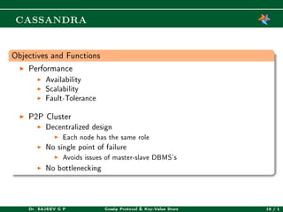 Gossip & Key Value Store | PPT