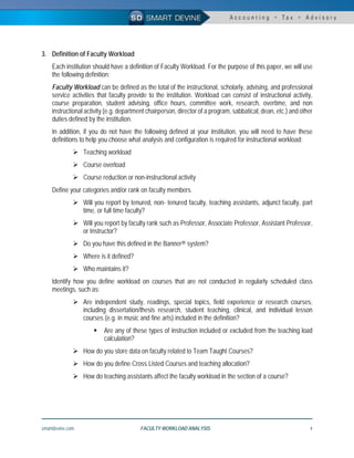 Faculty workload analysis by Mary Lynn Kudey | PDF | Undergraduate ...