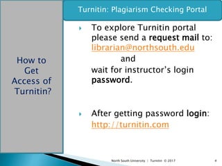 Faculty Workshop on Turnitin | PPTX
