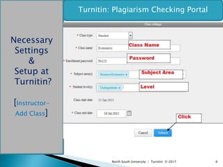 Faculty Workshop on Turnitin | PPT