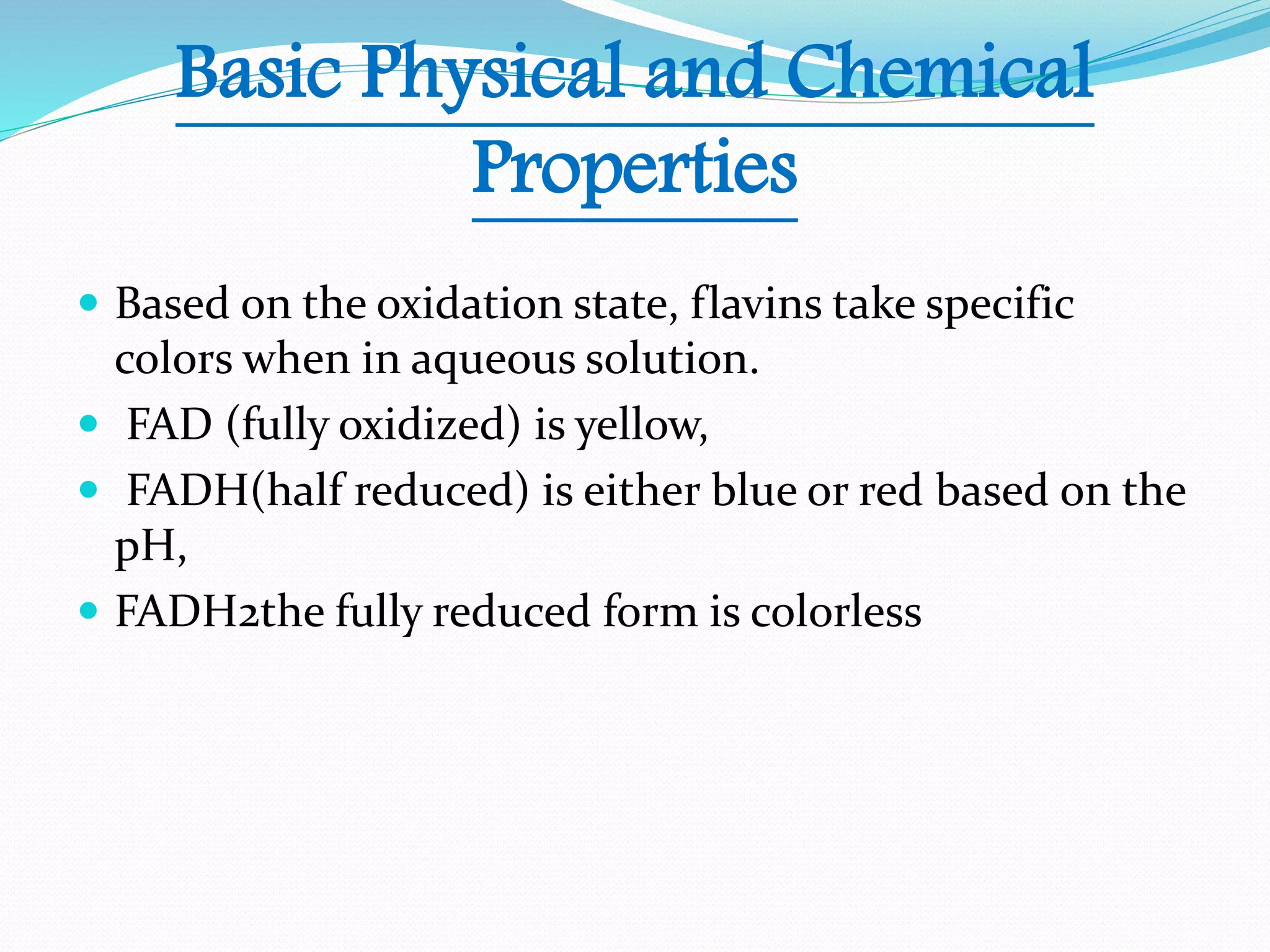 Fad – Flavin Adenine Dinucleotide | PPTX