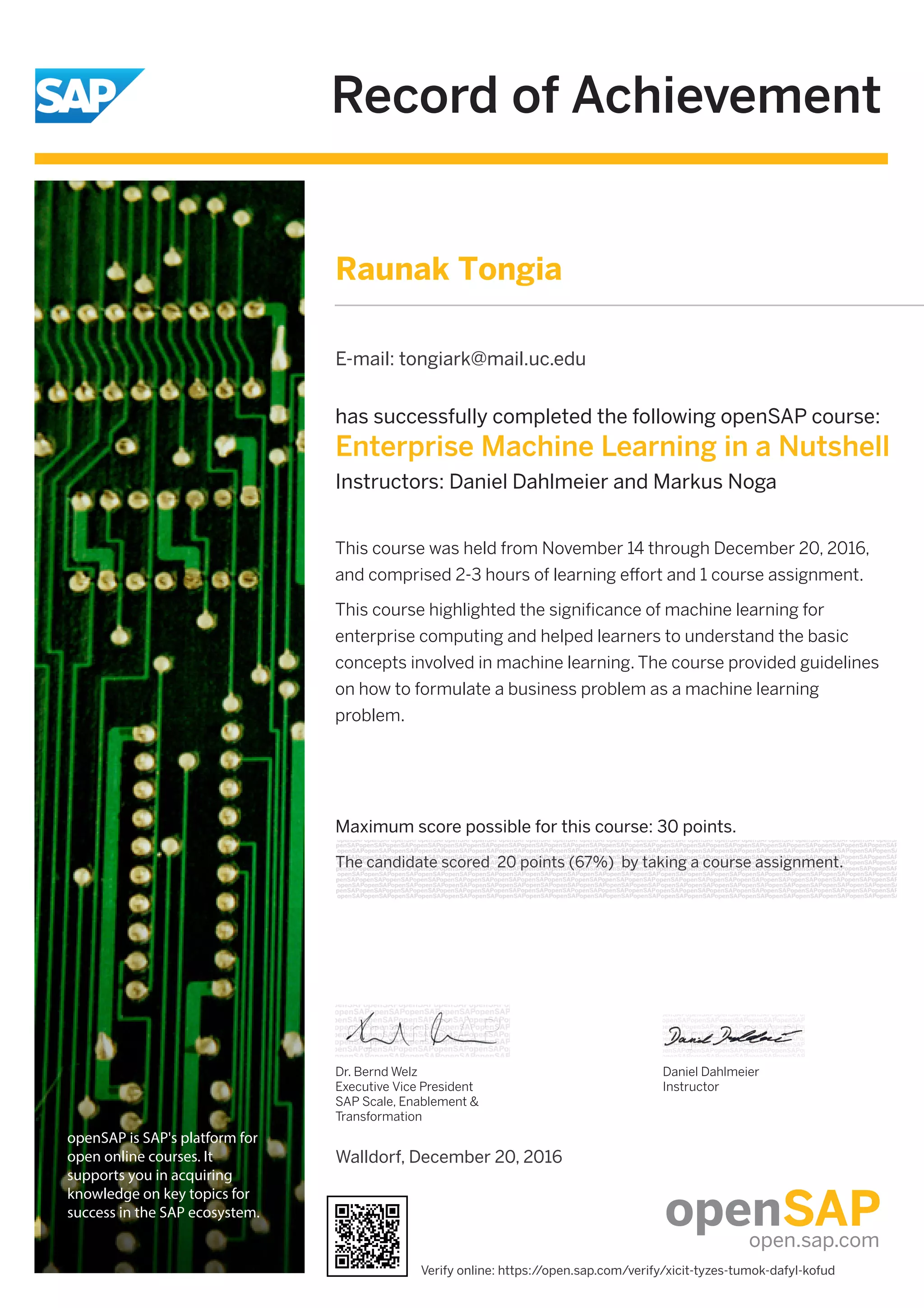 Enterprise Machine Learning | PDF