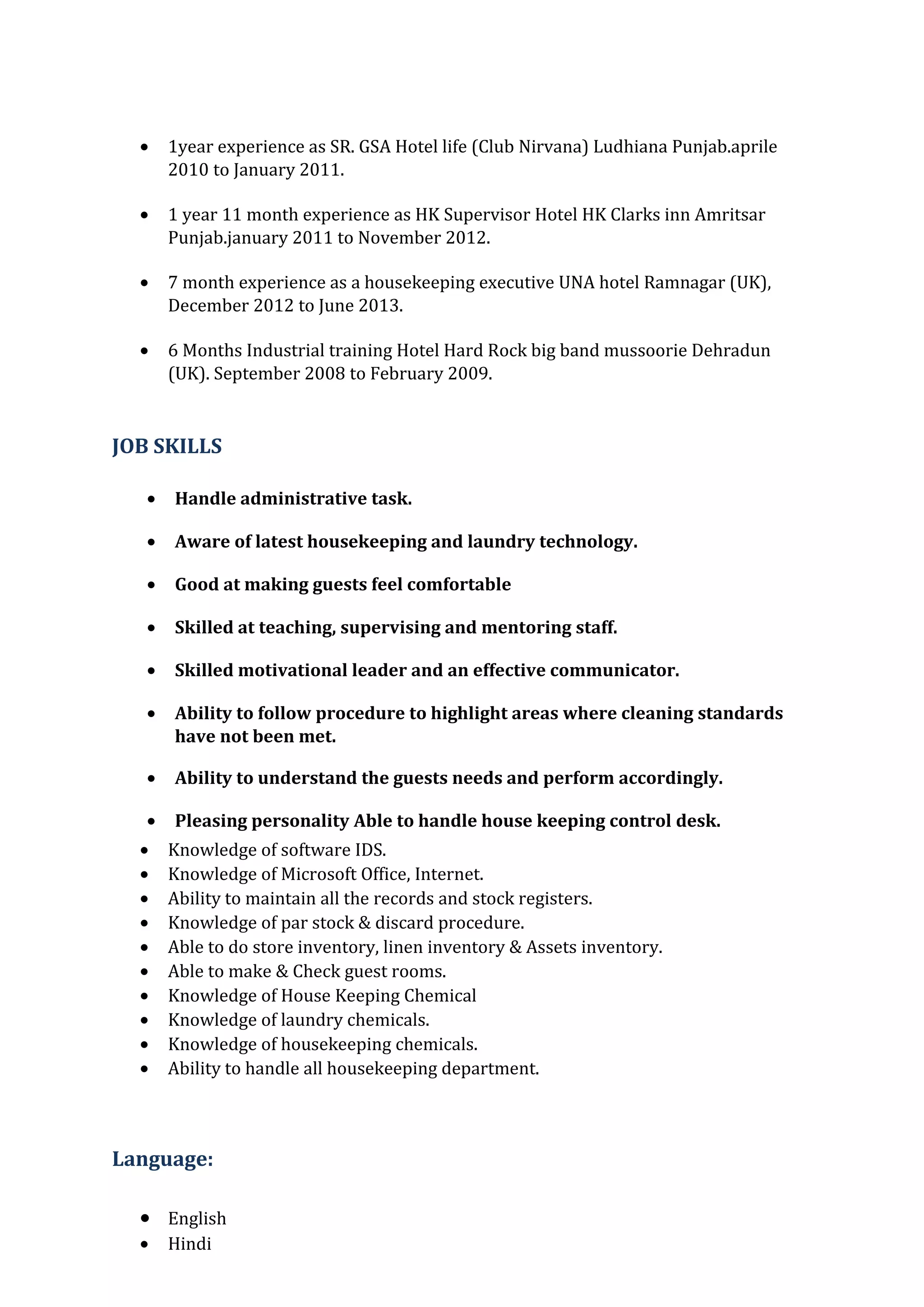 Pradeep new resume | DOC