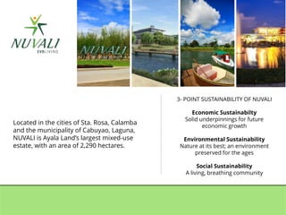 Nuvali & Avida Projects | PDF